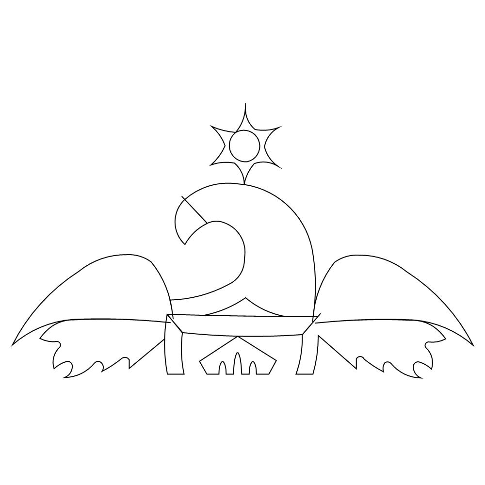 federal eagle tri Digital Pattern | Sweet Dreams Quilt Studio