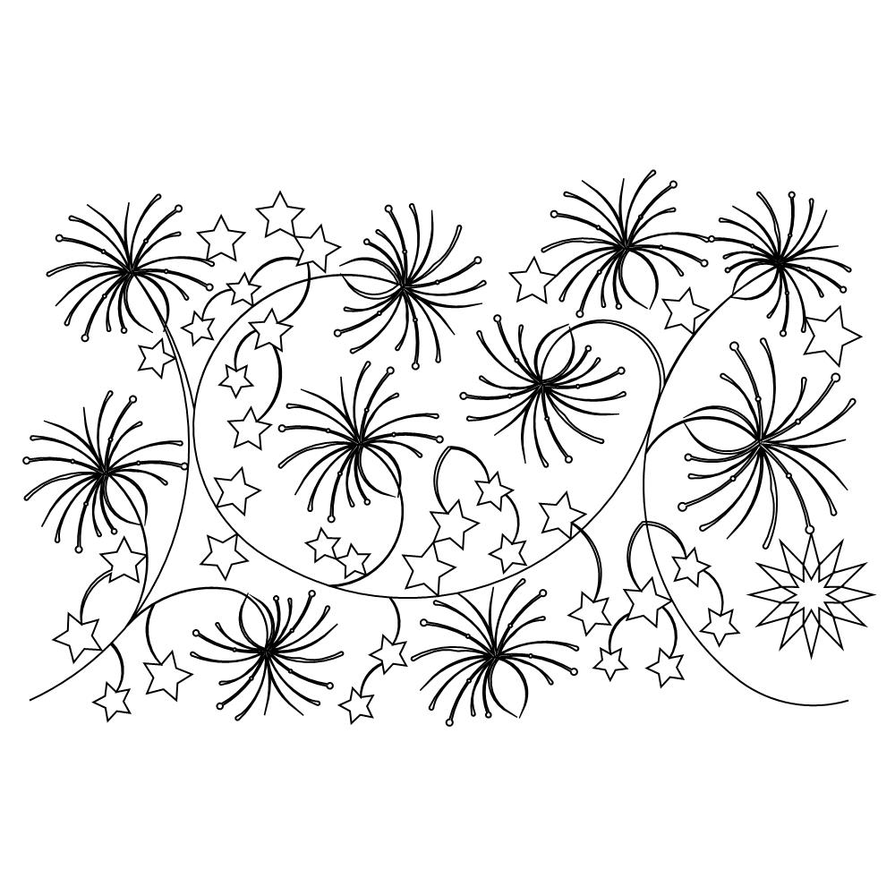 fireworks pano 003 Digital Pattern | Sweet Dreams Quilt Studio - Edge ...