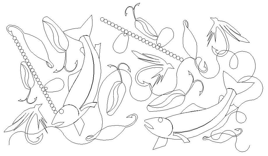 fishing pano Digital Pattern | Sweet Dreams Quilt Studio - Edge to Edge ...