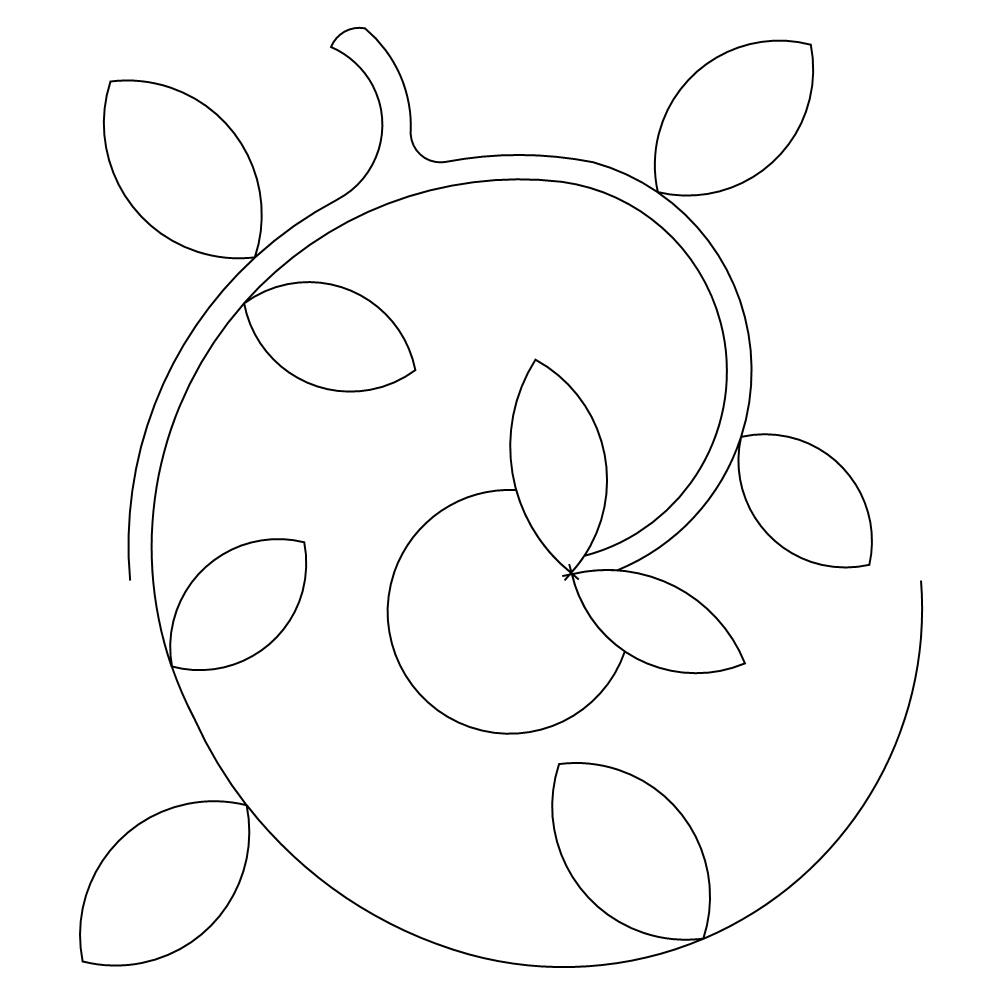flower vine border 002 - Digital Borders/Borders Corners Patterns ...