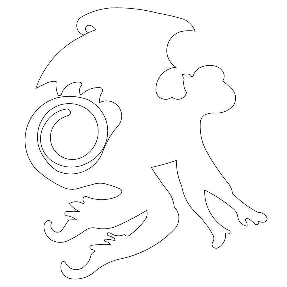 flying monkey block 001 Digital Pattern | Sweet Dreams Quilt Studio