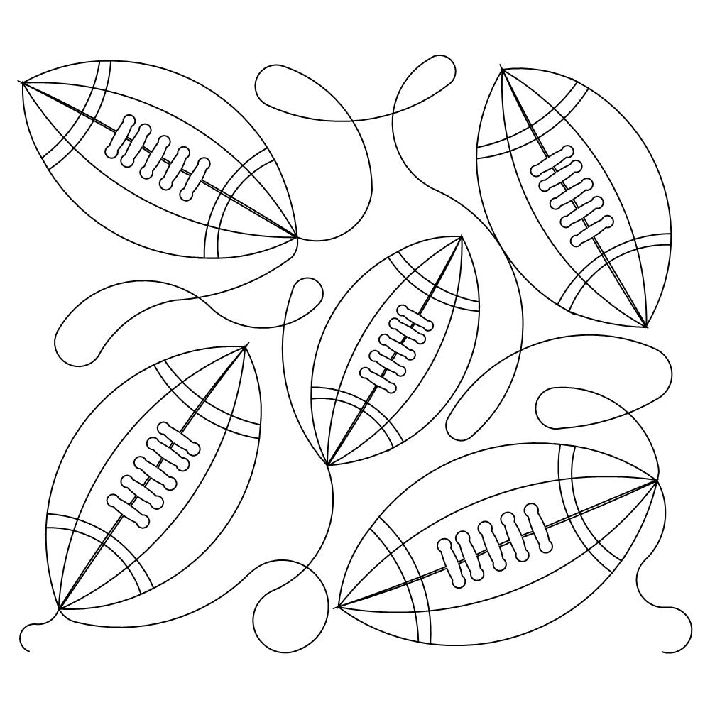 football fun 008 Digital Pattern | Sweet Dreams Quilt Studio - Edge to ...