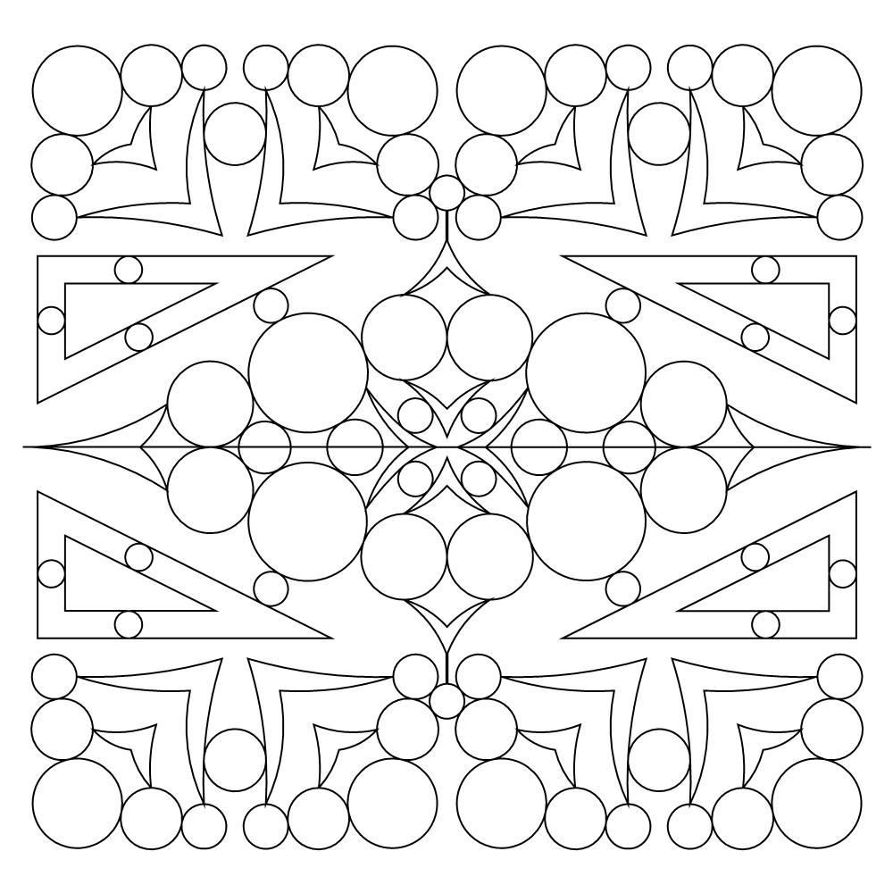gemstone border 006 Digital Pattern | Sweet Dreams Quilt Studio ...