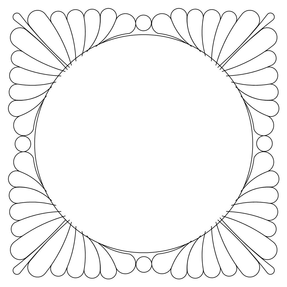 hex circle block 003 Digital Pattern | Sweet Dreams Quilt Studio ...