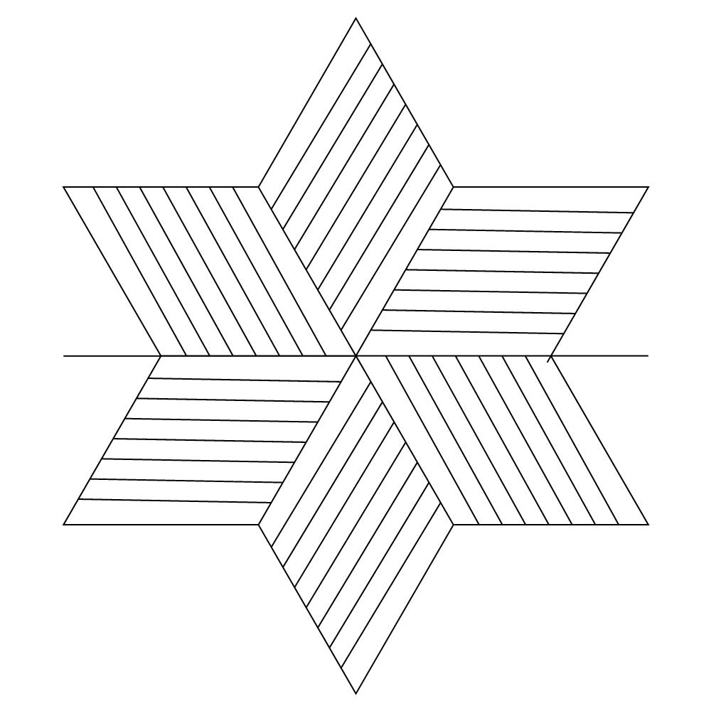 hex star pano alt 001 Digital Pattern | Sweet Dreams Quilt Studio ...