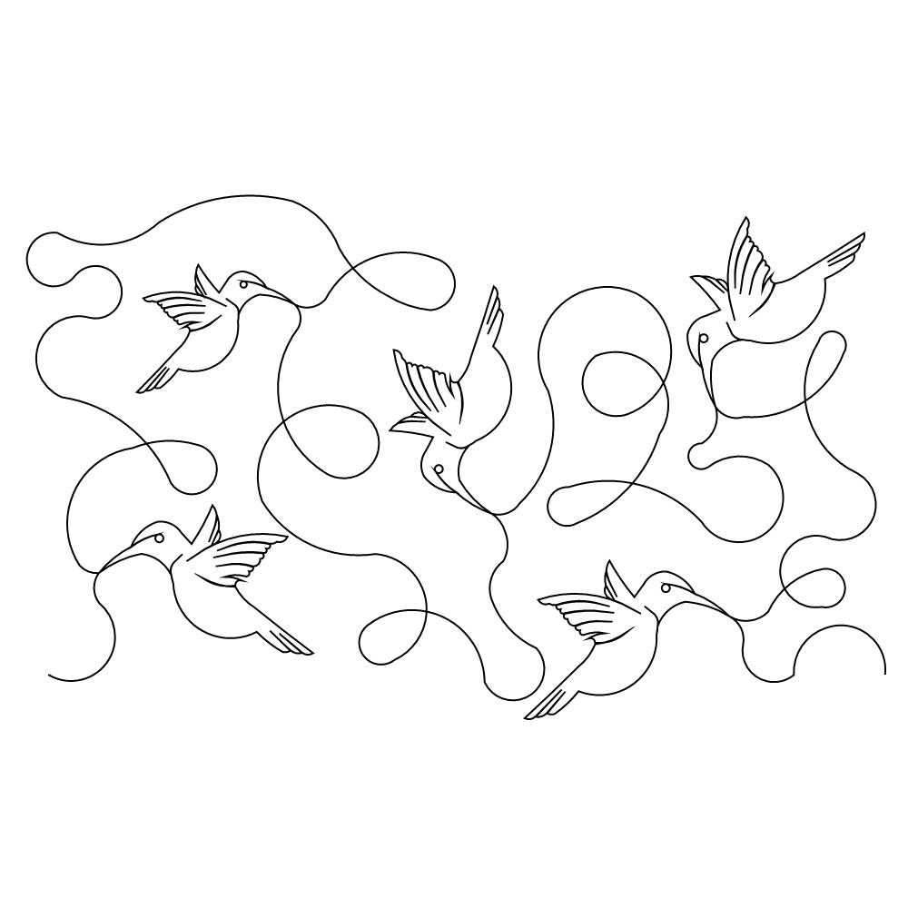 hummingbird overlay Digital Pattern | Sweet Dreams Quilt Studio - Edge ...