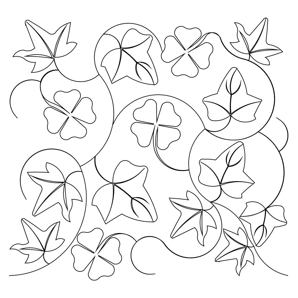 ivy and shamrock pano 001 sq Digital Pattern | Sweet Dreams Quilt ...