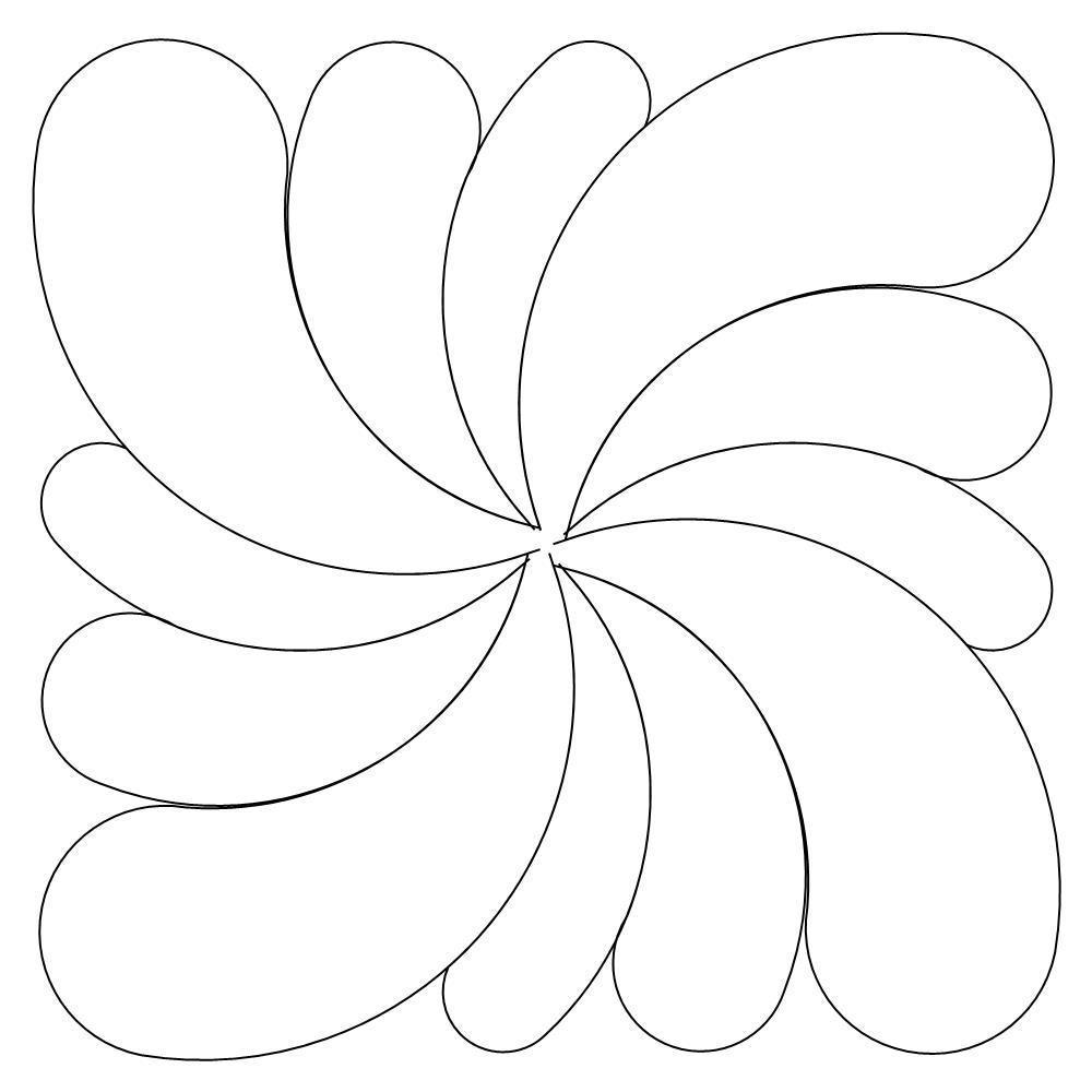 lc feather swirl 004 Digital Pattern | Sweet Dreams Quilt Studio ...