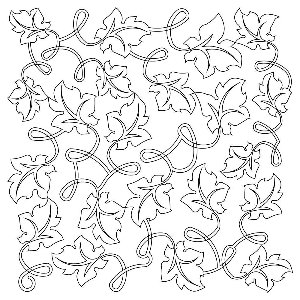 leaf fill 001 Digital Pattern | Sweet Dreams Quilt Studio - Digital ...