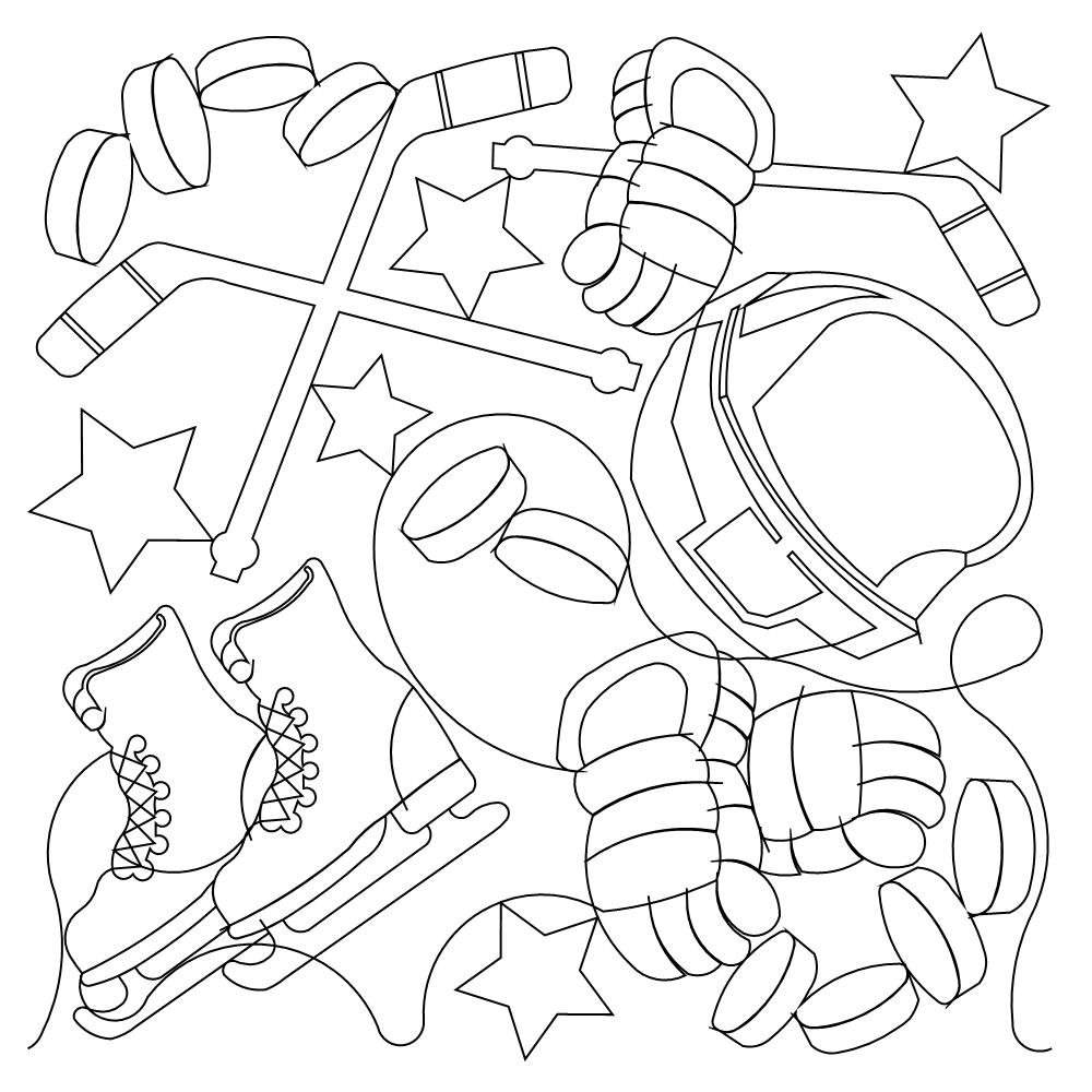 lets play hockey 005 sq Digital Pattern | Sweet Dreams Quilt Studio ...