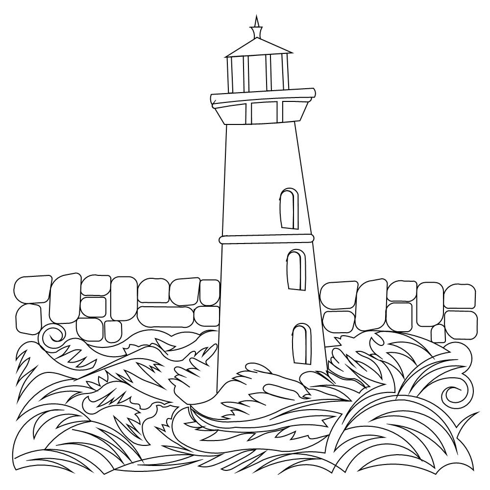 lighthouse 4 Digital Pattern | Sweet Dreams Quilt Studio - Digital ...
