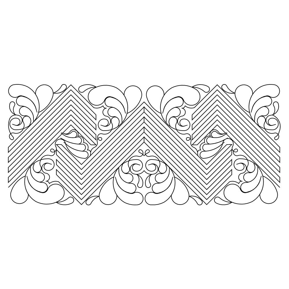 lightning bolt border 001 Digital Pattern | Sweet Dreams Quilt Studio ...