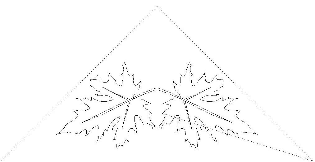 maple leaf 1 triangle Digital Pattern | Sweet Dreams Quilt Studio ...