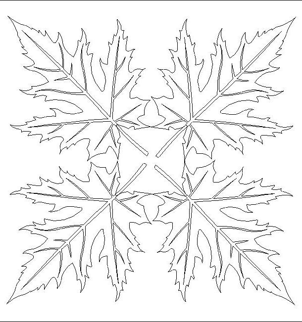 maple leaf block Digital Pattern | Sweet Dreams Quilt Studio - Digital ...