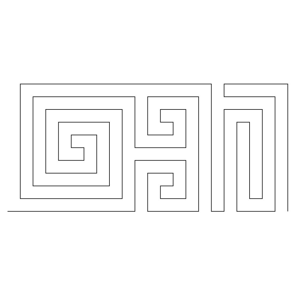maze border 001 Digital Pattern | Sweet Dreams Quilt Studio - Digital ...