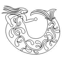 mermaid block 001 Digital Pattern | Sweet Dreams Quilt Studio - Digital ...