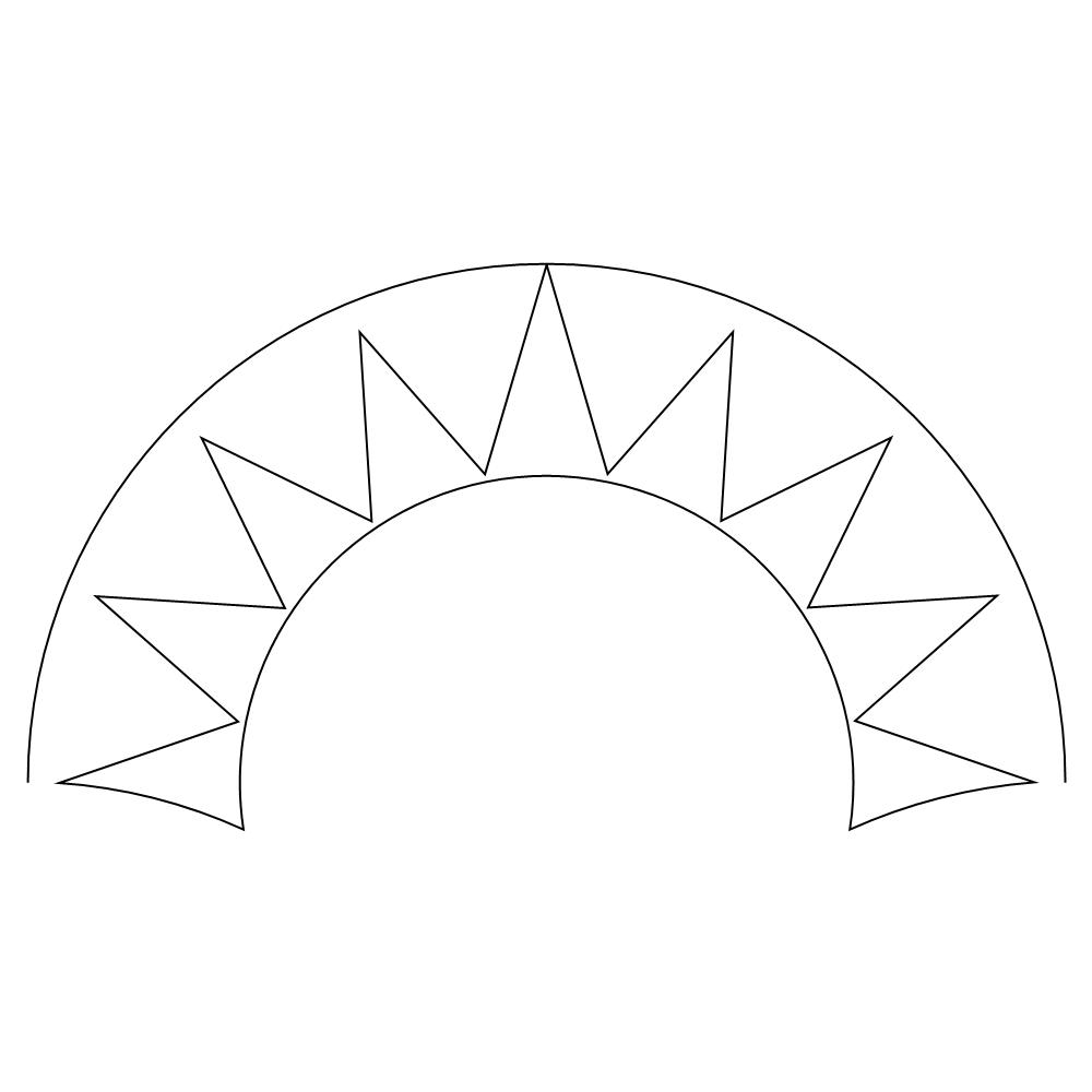 modern clamshell 002 Digital Pattern | Sweet Dreams Quilt Studio - Edge ...