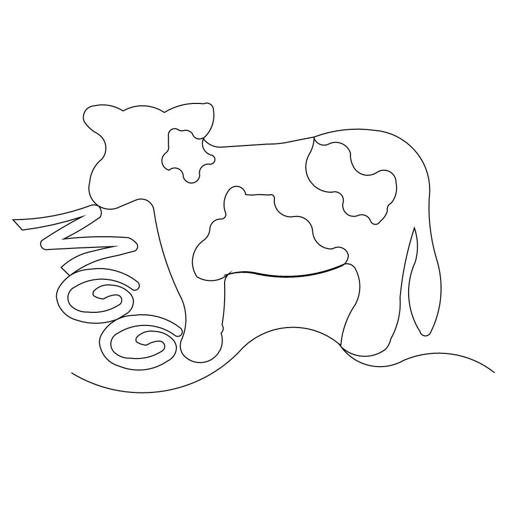 moo cow border Digital Pattern | Sweet Dreams Quilt Studio - Digital ...