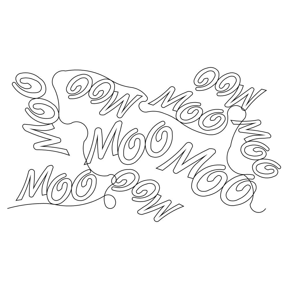 moo pano Digital Pattern | Sweet Dreams Quilt Studio - Edge to Edge ...