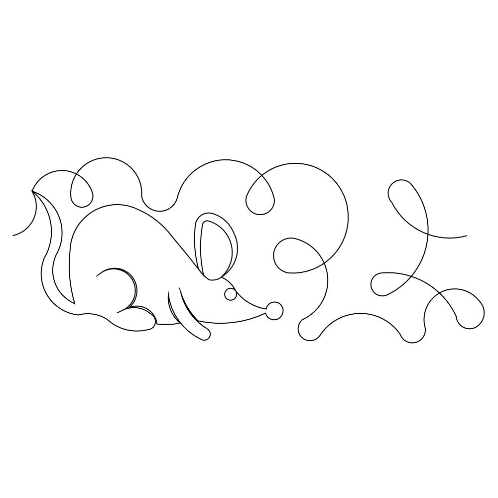 mouse border 5 Digital Pattern | Sweet Dreams Quilt Studio - Digital ...