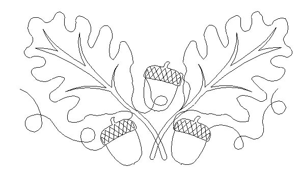 oak leaf border | Sweet Dreams Quilt Studio