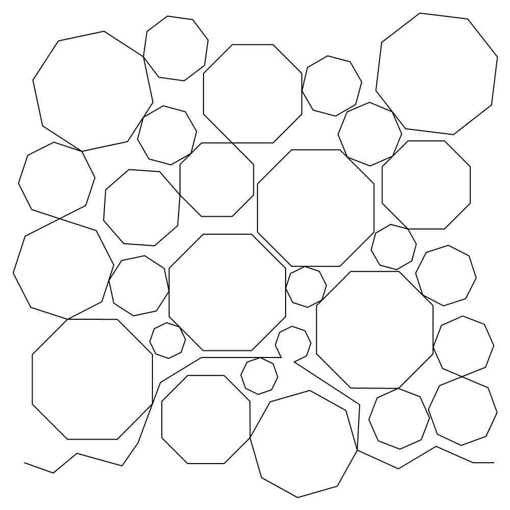 octogons all around Digital Pattern | Sweet Dreams Quilt Studio - Edge ...