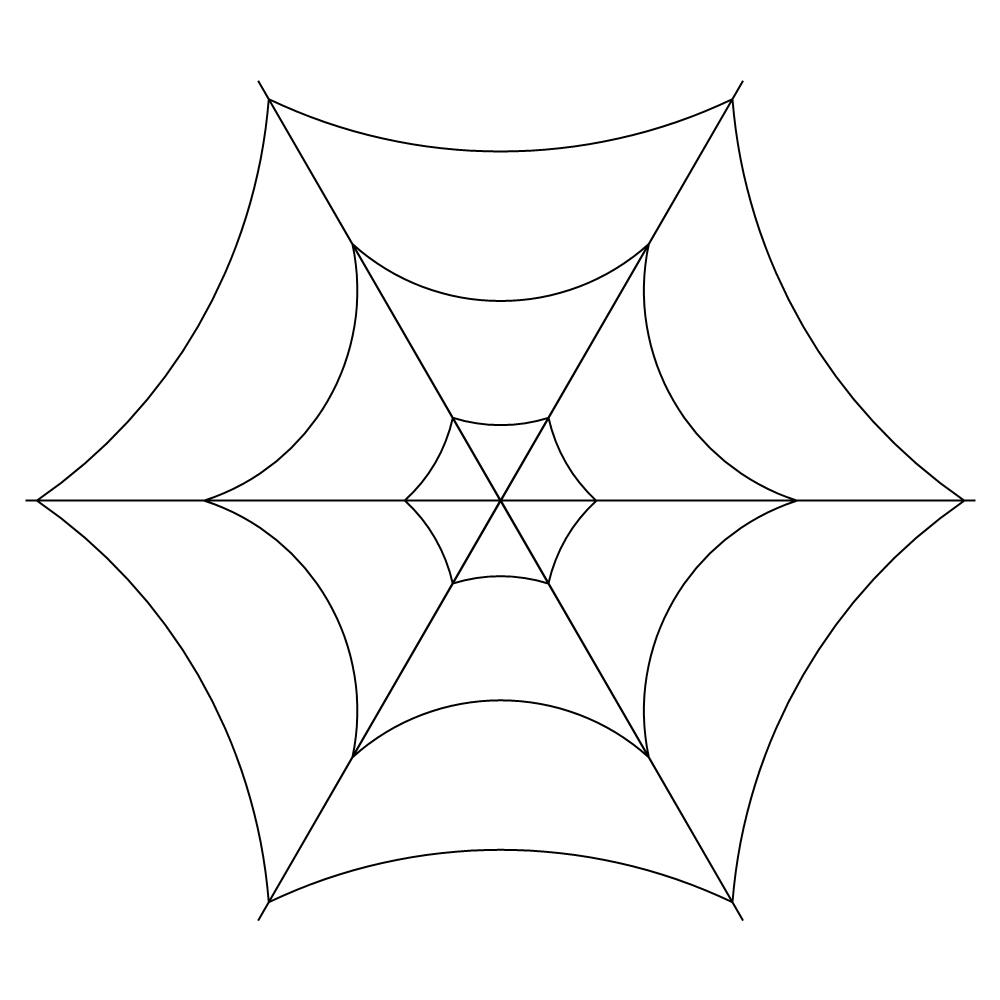 p2p hexagon web 002 Digital Pattern | Sweet Dreams Quilt Studio ...