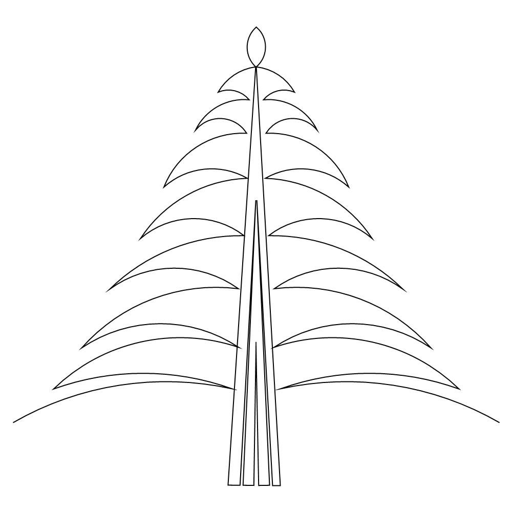 p2p pine tree 001 Digital Pattern | Sweet Dreams Quilt Studio - Digital ...