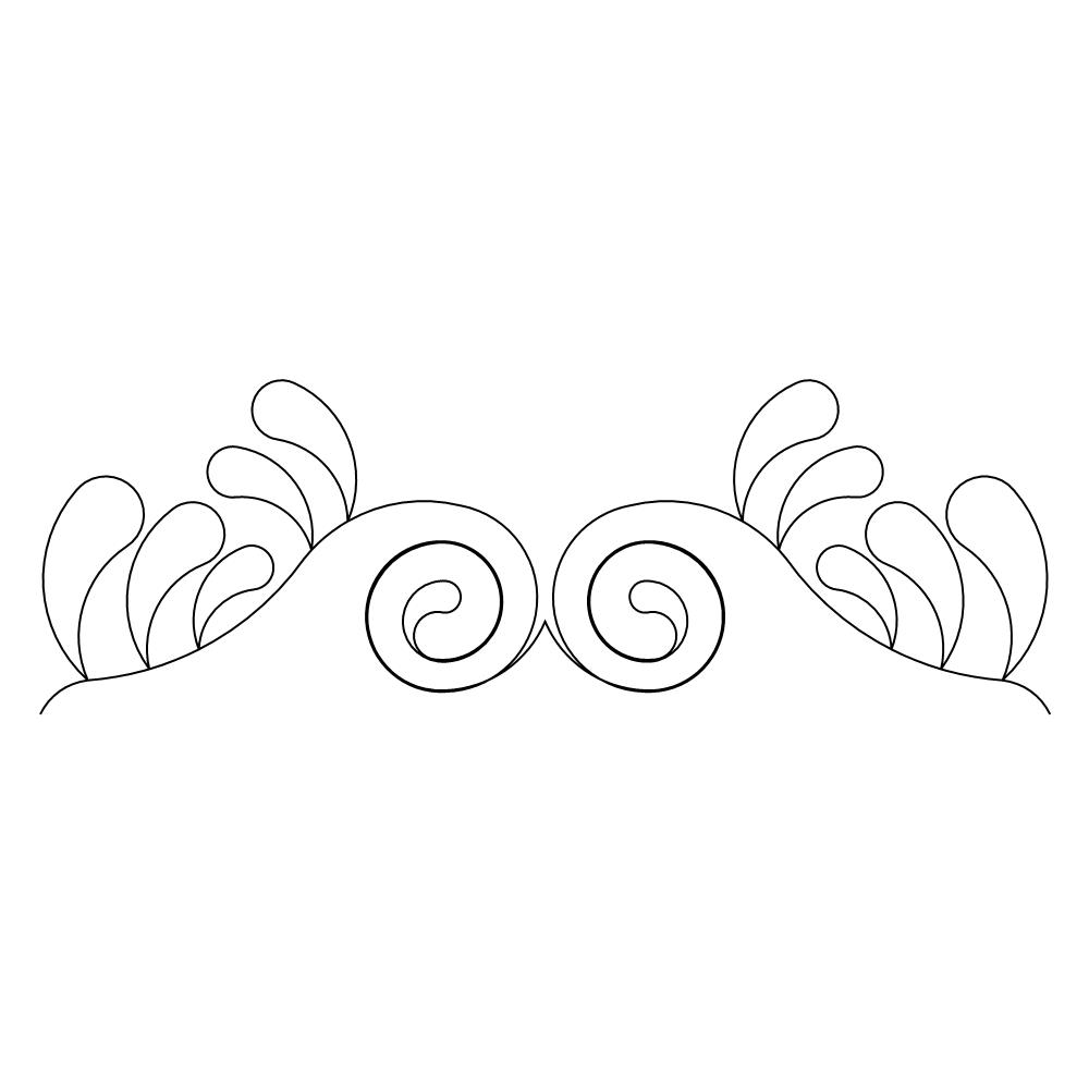 paisley swirl pano 003 Digital Pattern | Sweet Dreams Quilt Studio ...