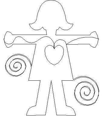 paper doll border 2 Digital Pattern | Sweet Dreams Quilt Studio ...