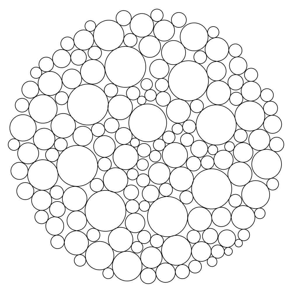 pebble circle 002 Digital Pattern | Sweet Dreams Quilt Studio - Digital ...