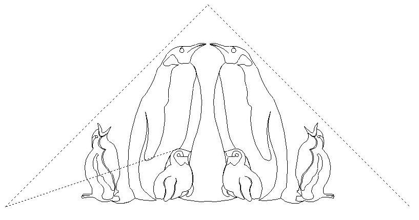 penguin triangle Digital Pattern | Sweet Dreams Quilt Studio - Digital ...