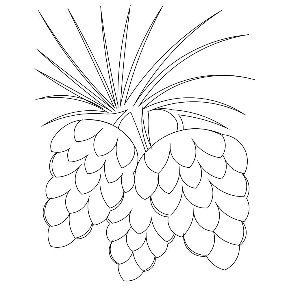 pine cone block 001 Digital Pattern | Sweet Dreams Quilt Studio ...