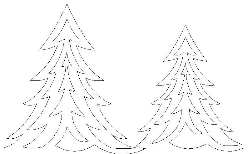 pine tree border 2 Digital Pattern | Sweet Dreams Quilt Studio ...