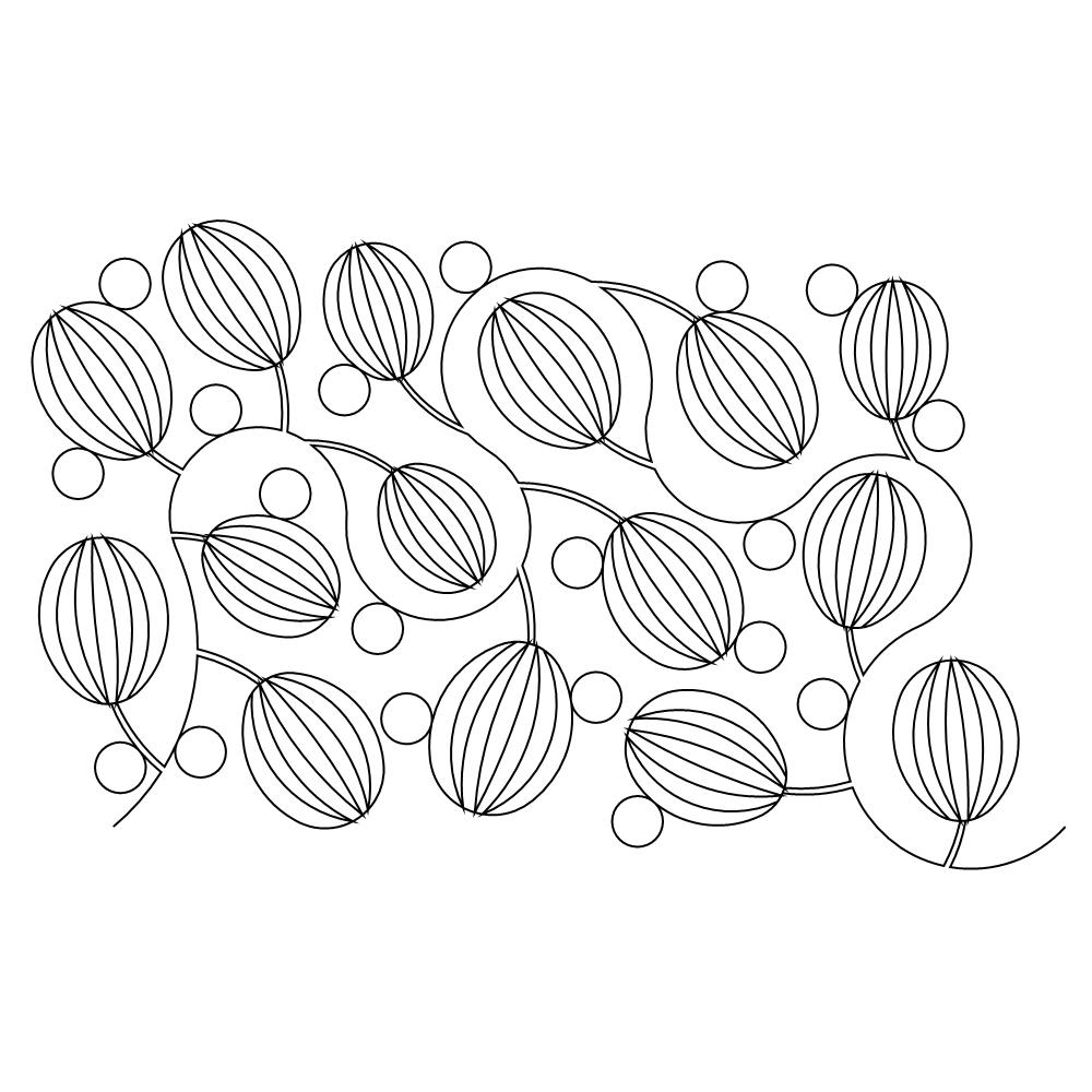 puff ball pano 001 Digital Pattern | Sweet Dreams Quilt Studio - Edge ...