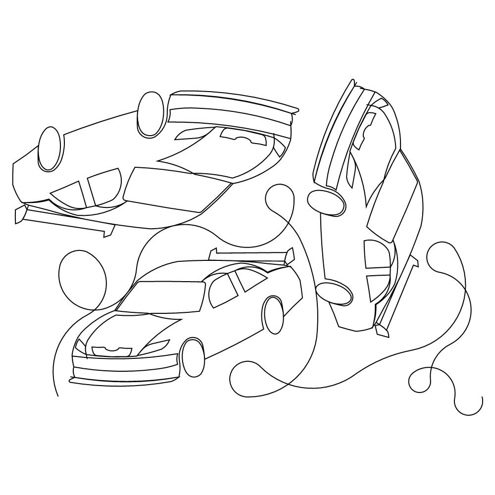 race car e2e 003 - Edge to Edge Quilting Patterns