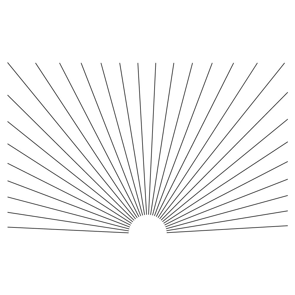 radiating lines 001 half ns Digital Pattern | Sweet Dreams Quilt Studio ...