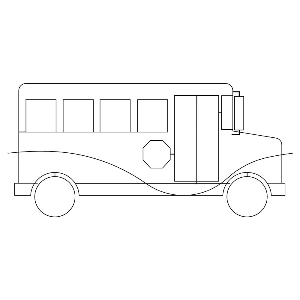 school bus border 001 - Digital Borders/Borders Corners Patterns ...