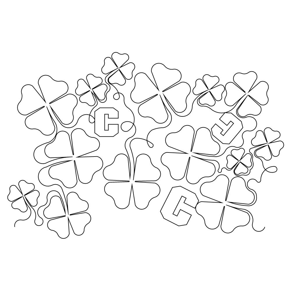 shamrock c pano 001 Digital Pattern | Sweet Dreams Quilt Studio - Edge ...