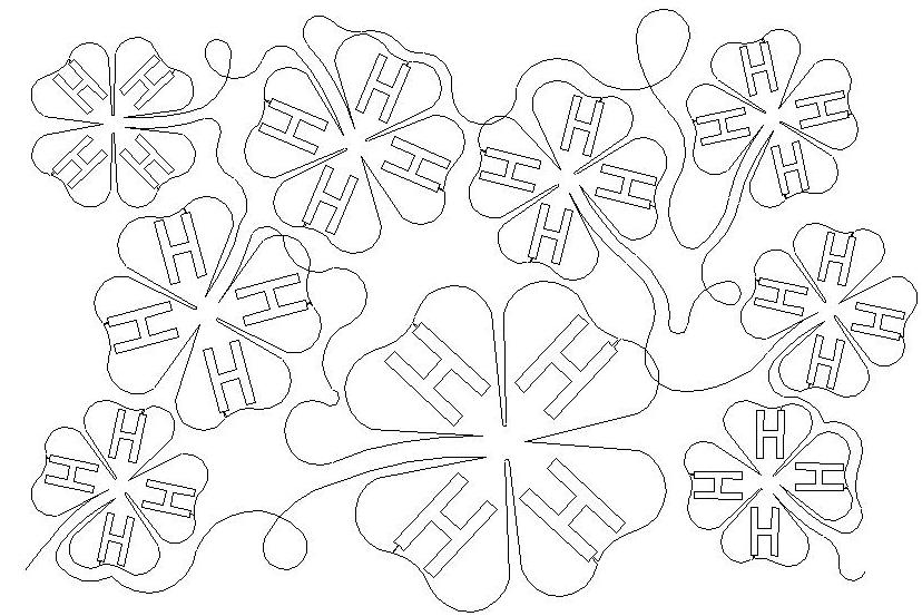 shamrock pano Digital Pattern | Sweet Dreams Quilt Studio - Edge to ...