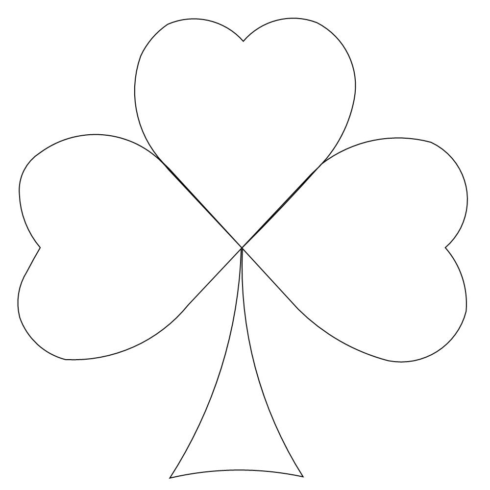 shamrock simple 1 Digital Pattern | Sweet Dreams Quilt Studio - Digital ...