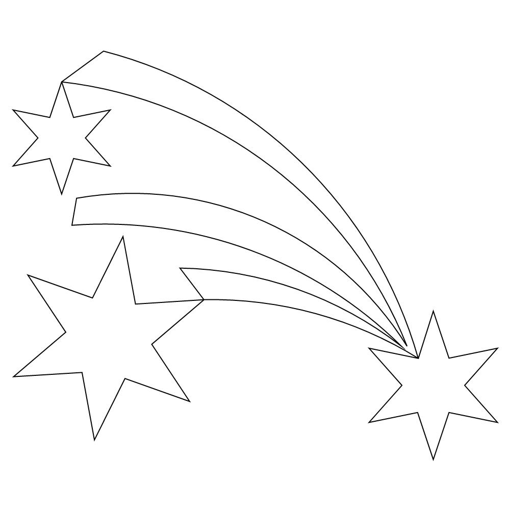 shooting star 002 Digital Pattern | Sweet Dreams Quilt Studio - Digital ...