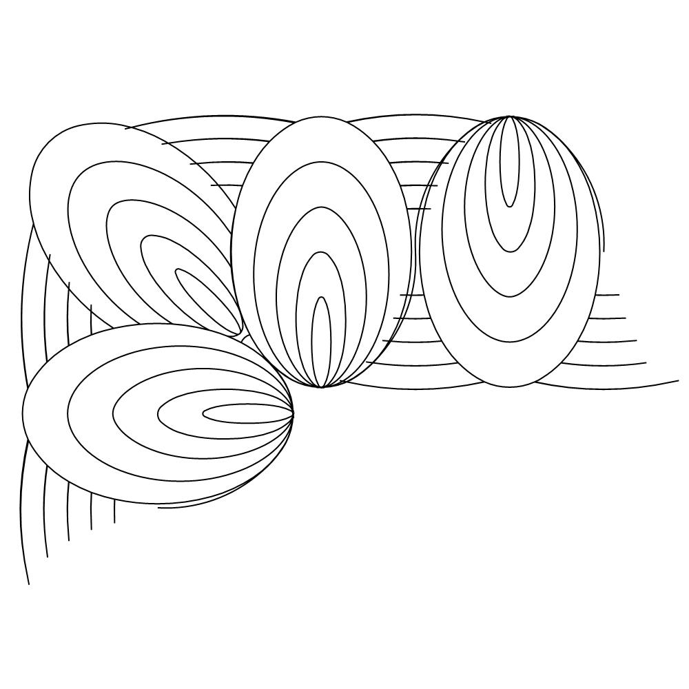 simple oval brd crn 003 Digital Pattern | Sweet Dreams Quilt Studio ...