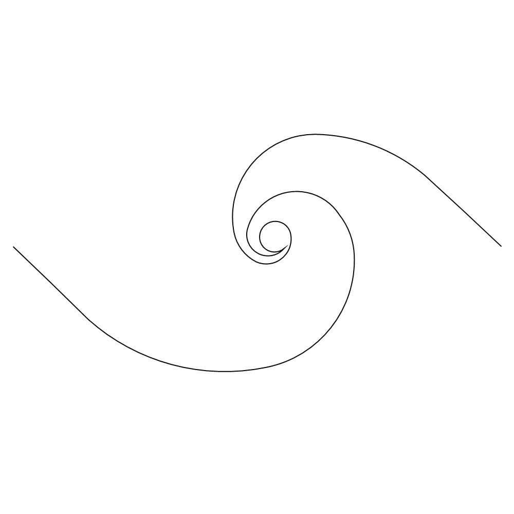 simple swirl border 003 Digital Pattern | Sweet Dreams Quilt Studio ...