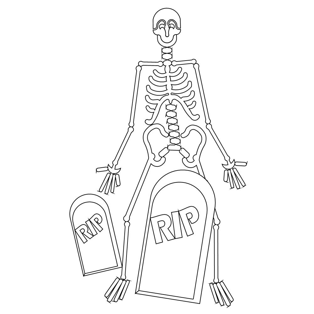 skeleton Digital Pattern | Sweet Dreams Quilt Studio - Digital Block ...