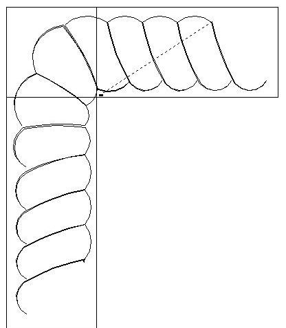 small rope border corner Digital Pattern | Sweet Dreams Quilt Studio ...