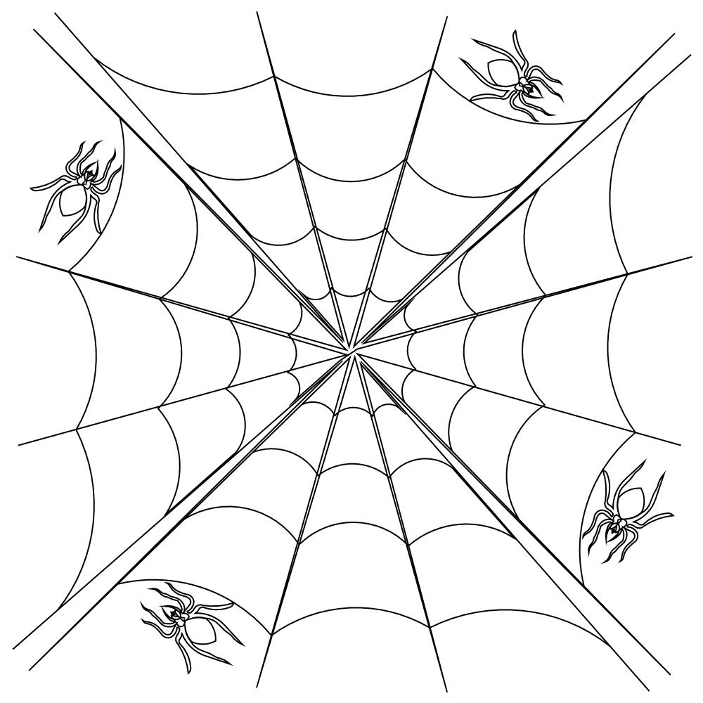 spider web pano 003 Digital Pattern | Sweet Dreams Quilt Studio - Edge ...