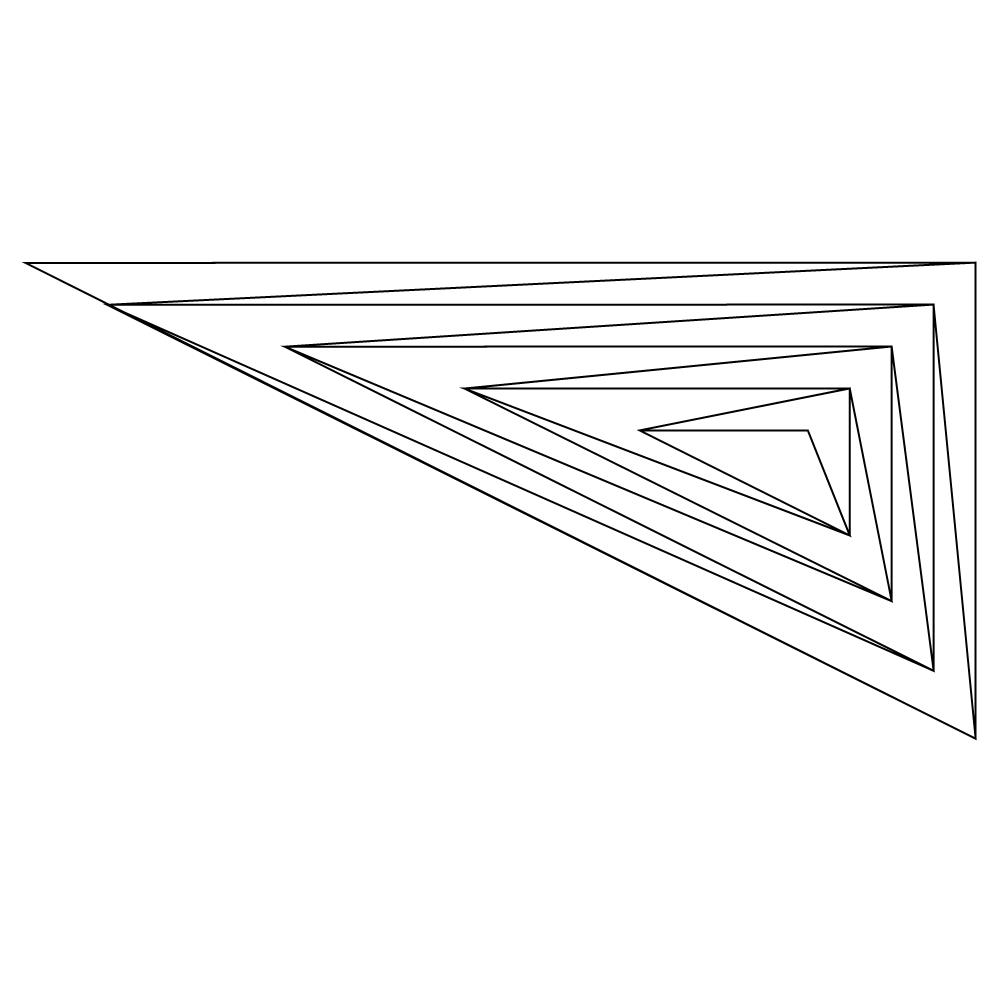 spiral triangle 001 Digital Pattern | Sweet Dreams Quilt Studio