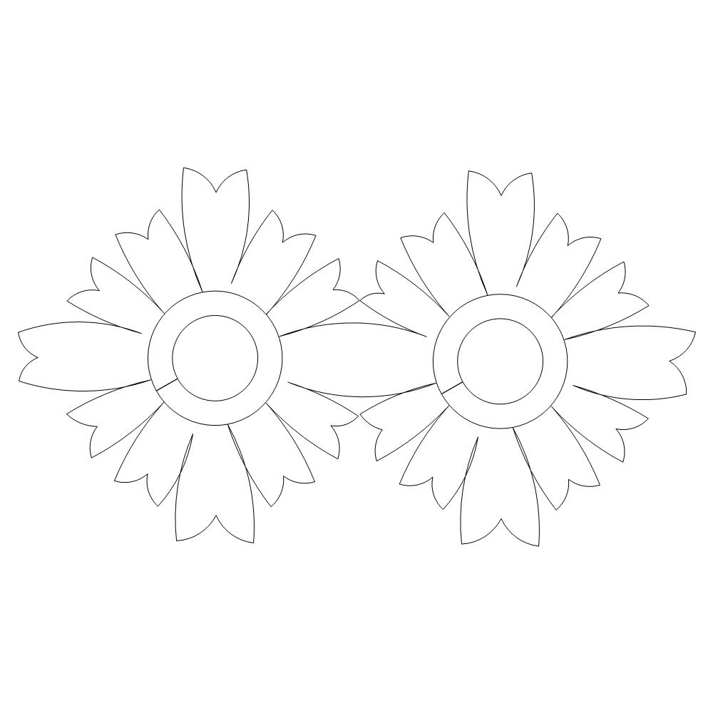 sq flower block 002 Digital Pattern | Sweet Dreams Quilt Studio ...