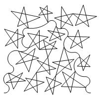 stars and loops 7 Digital Pattern | Sweet Dreams Quilt Studio - Edge to ...
